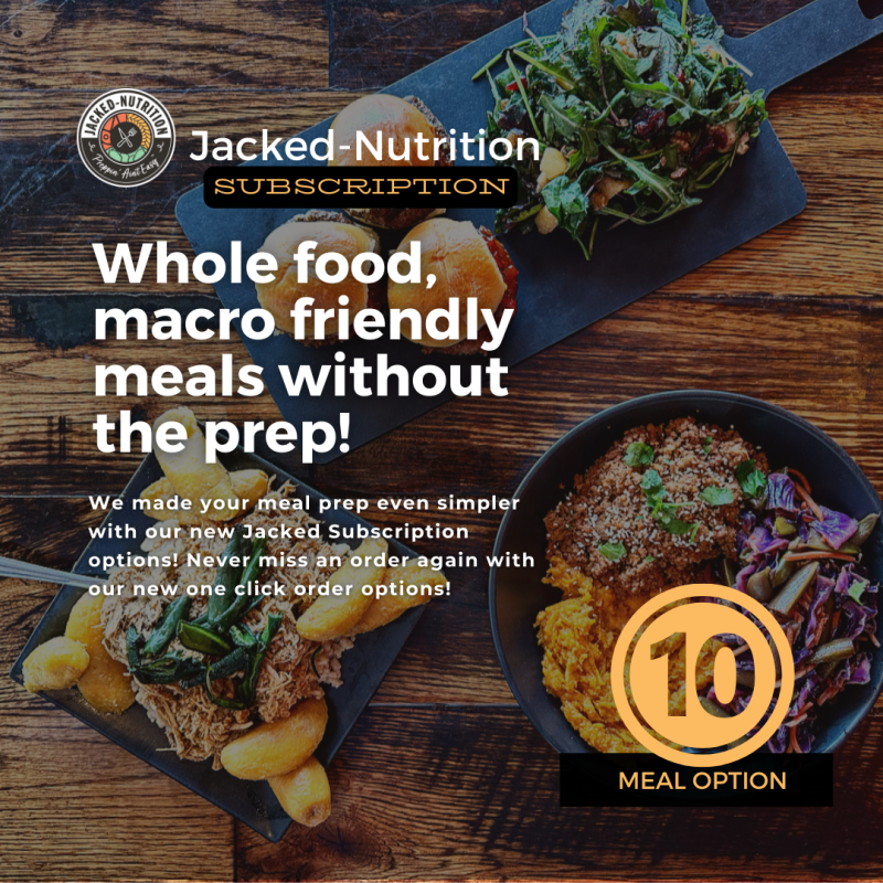 The Complete Meal Prep Box-10 Meals (Lunch/Dinner Meals ONLY) – Jacked ...