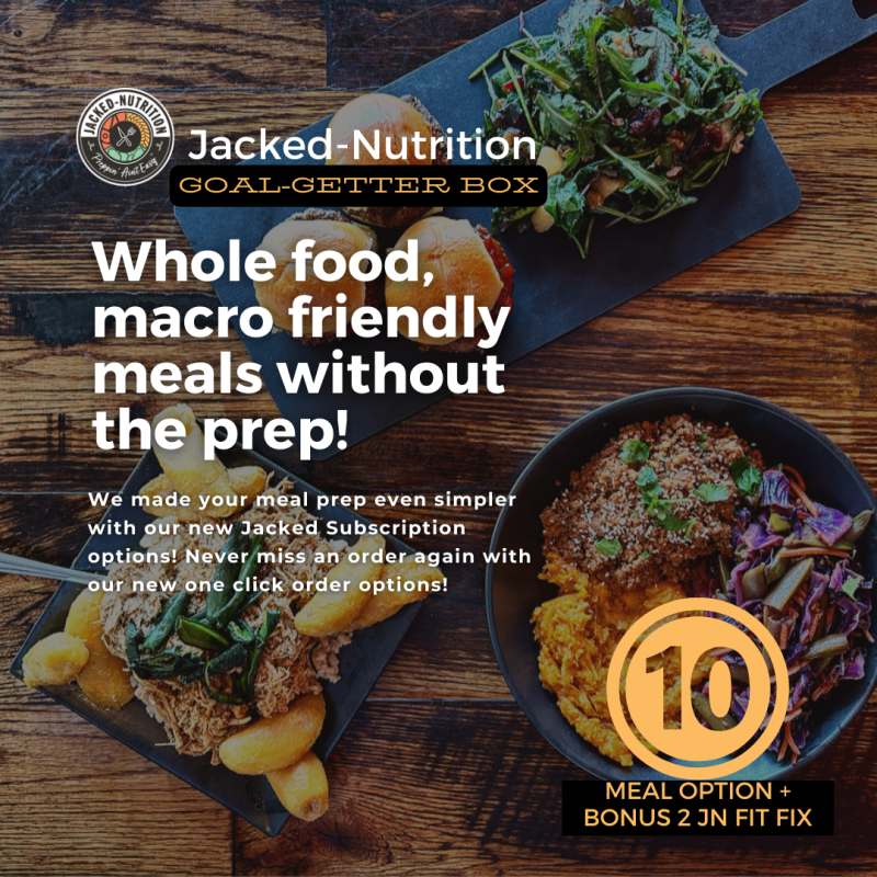 The Goal Getter Box (10 Meals + 2 Protein Bites) – Jacked Nutrition